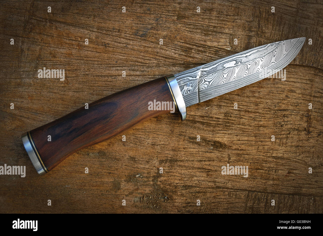 Damascus steel hi-res stock photography and images - Alamy