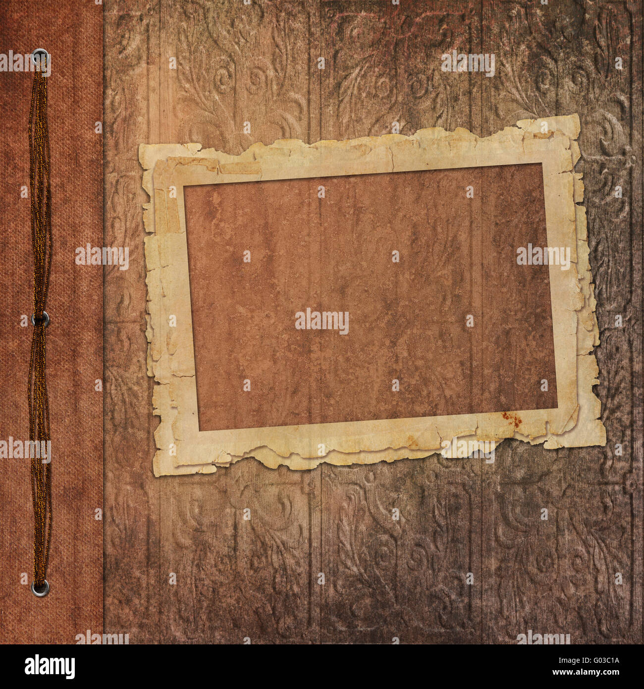 retro frames from old photo album Stock Photo - Alamy