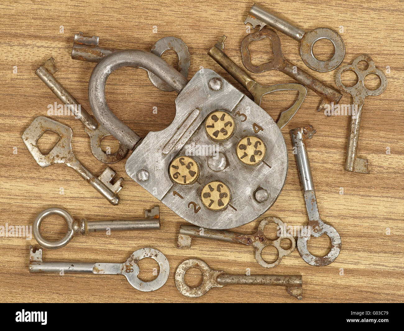 Lock and keys Stock Photo - Alamy