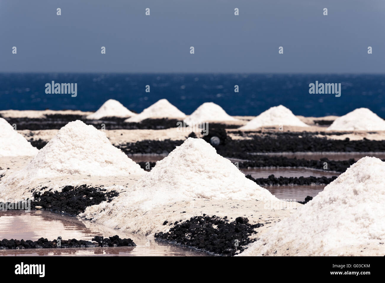 Detail of a Saline Stock Photo - Alamy