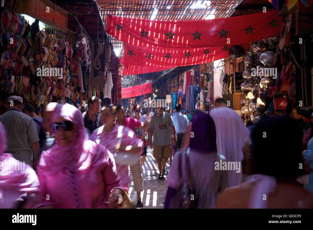 Marrakech bazaar hi-res stock photography and images - Alamy