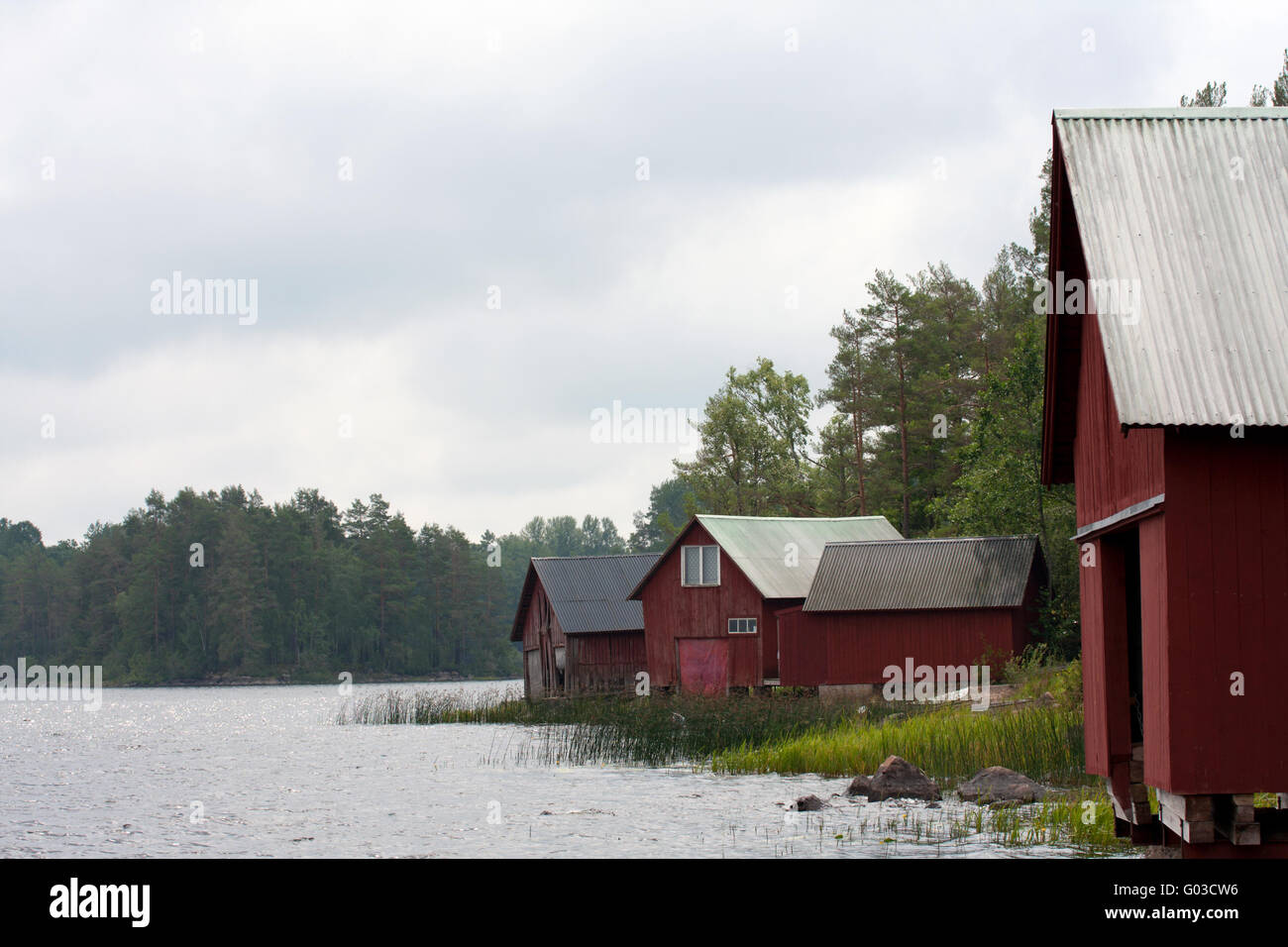 Dilapidated wooden boathouse hi-res stock photography and images - Alamy