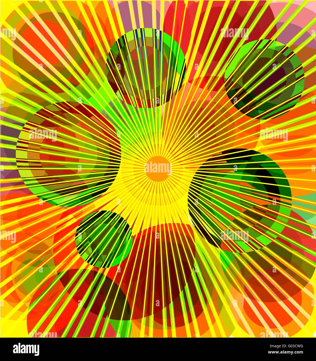 illustration of an abstract sunny background Stock Photo - Alamy