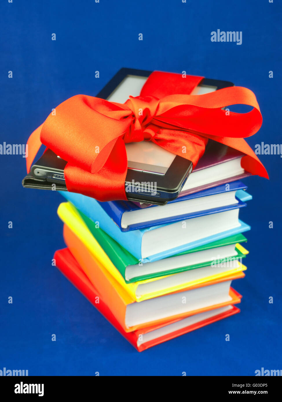 Stack book red ribbon hi-res stock photography and images - Alamy