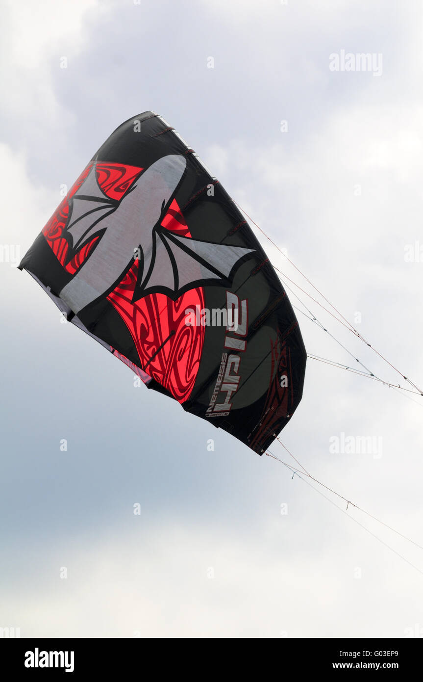 Kite used for Kitesurfing Stock Photo - Alamy