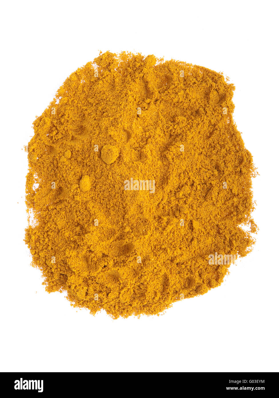 curry spice powder isolated on white background Stock Photo - Alamy