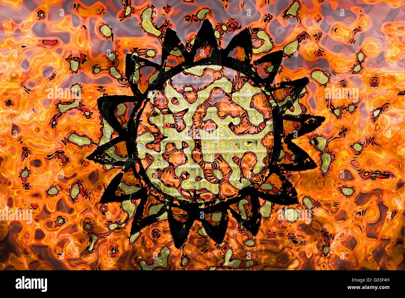 Fiery sun hi-res stock photography and images - Alamy