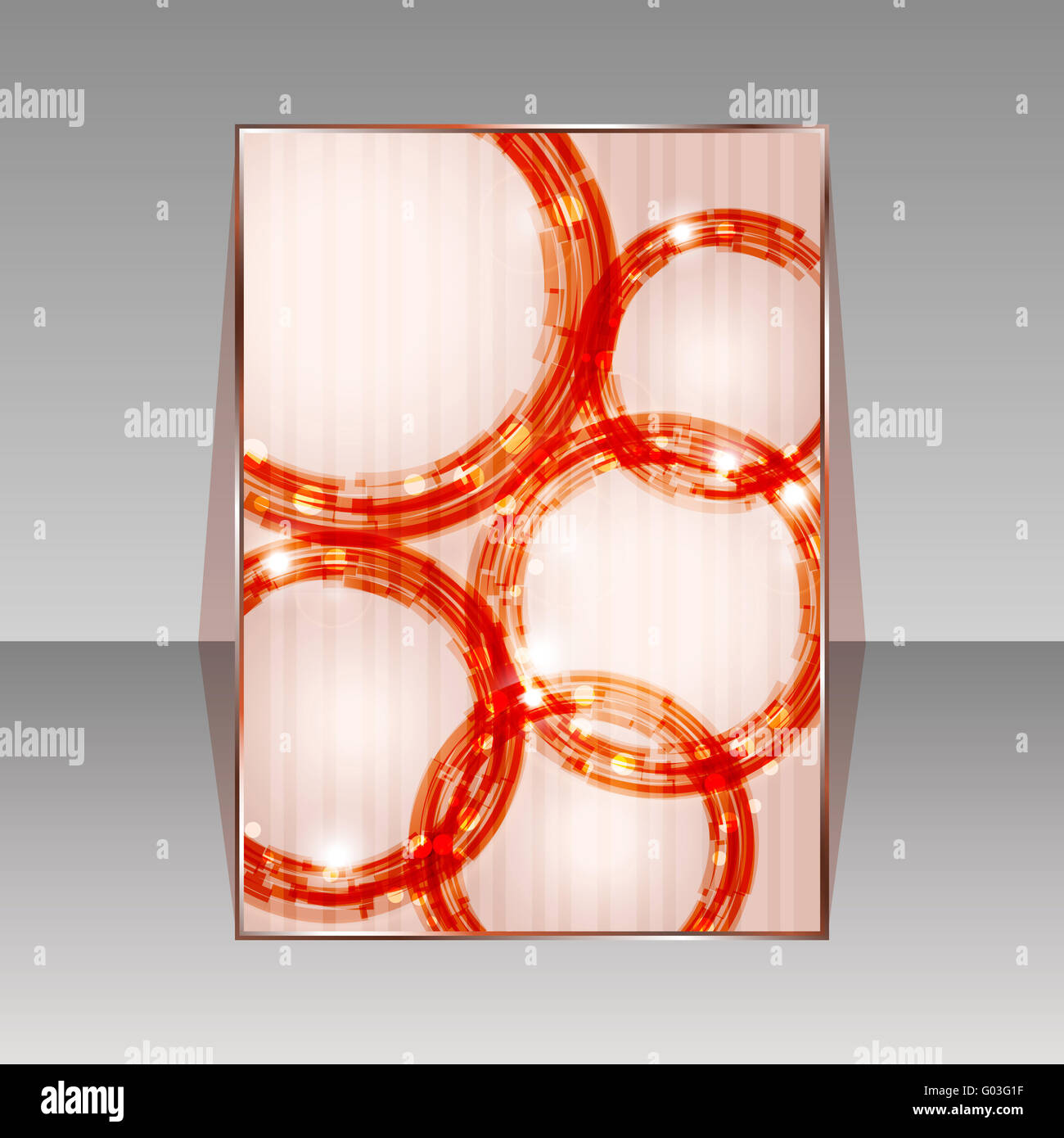 vector abstract bright shiny banner with place for your text Stock ...