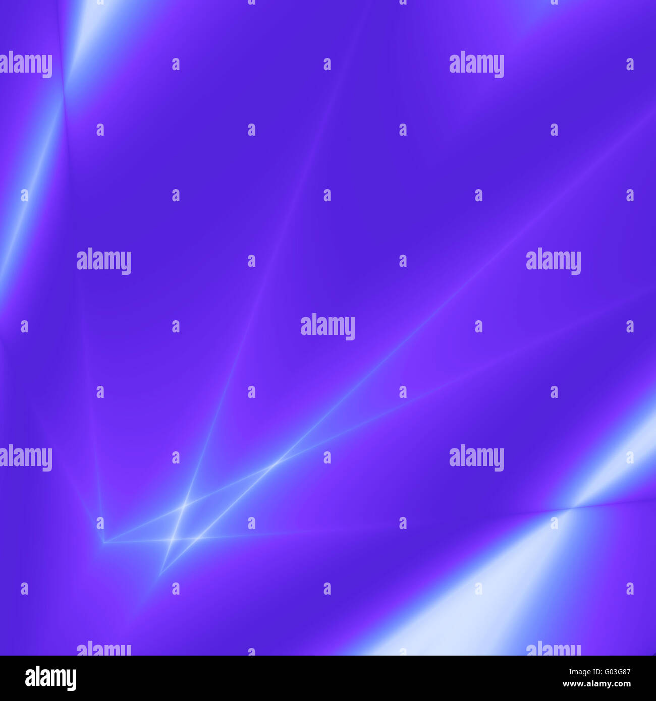 powerful beams crossing a background of blue color Stock Photo - Alamy