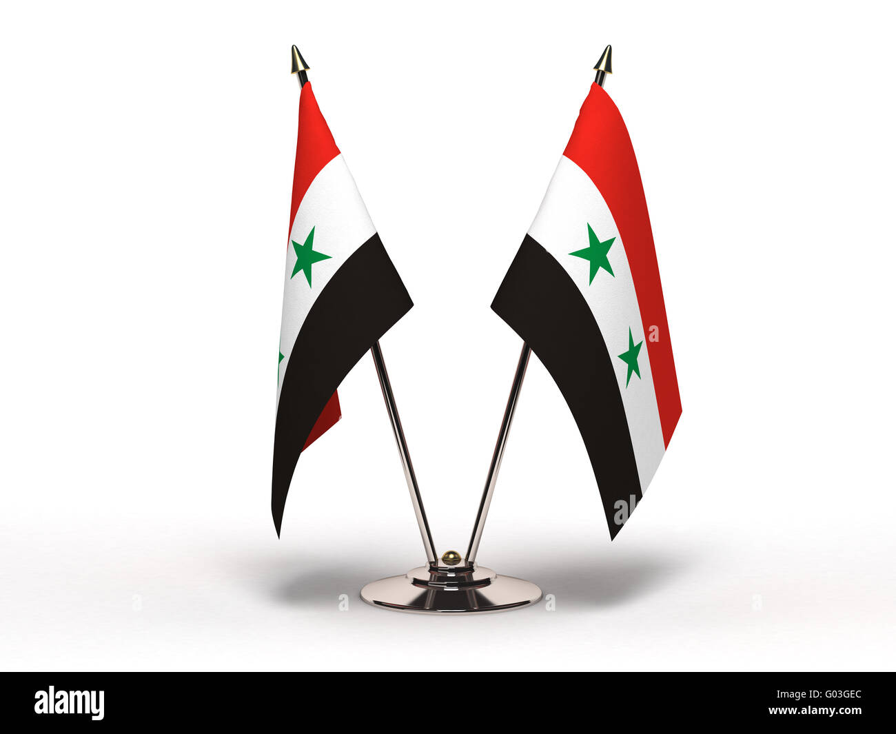 Miniature Flag of Syria Stock Photo - Alamy