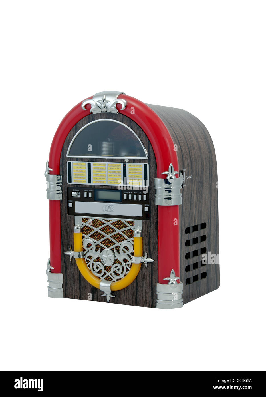 jukebox on white background Stock Photo - Alamy
