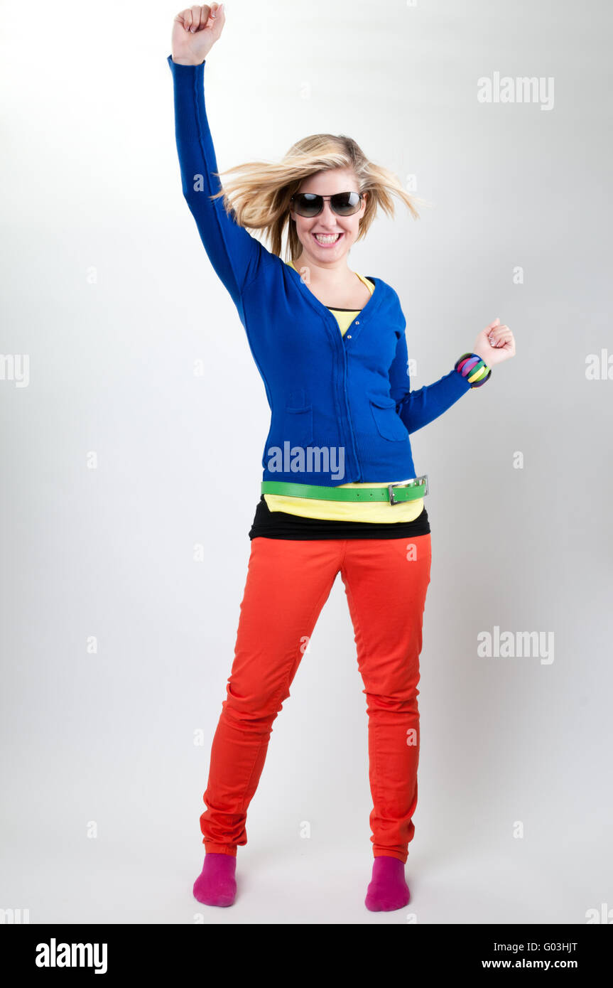 woman saying yeah Stock Photo - Alamy