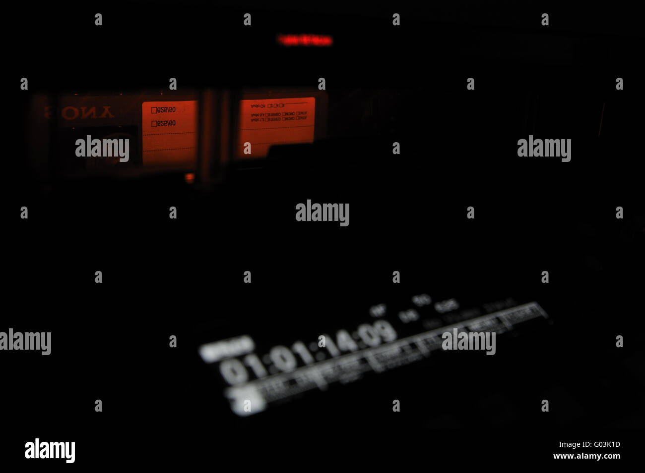 Close-up of the front panel of the digibeta recorder Stock Photo - Alamy