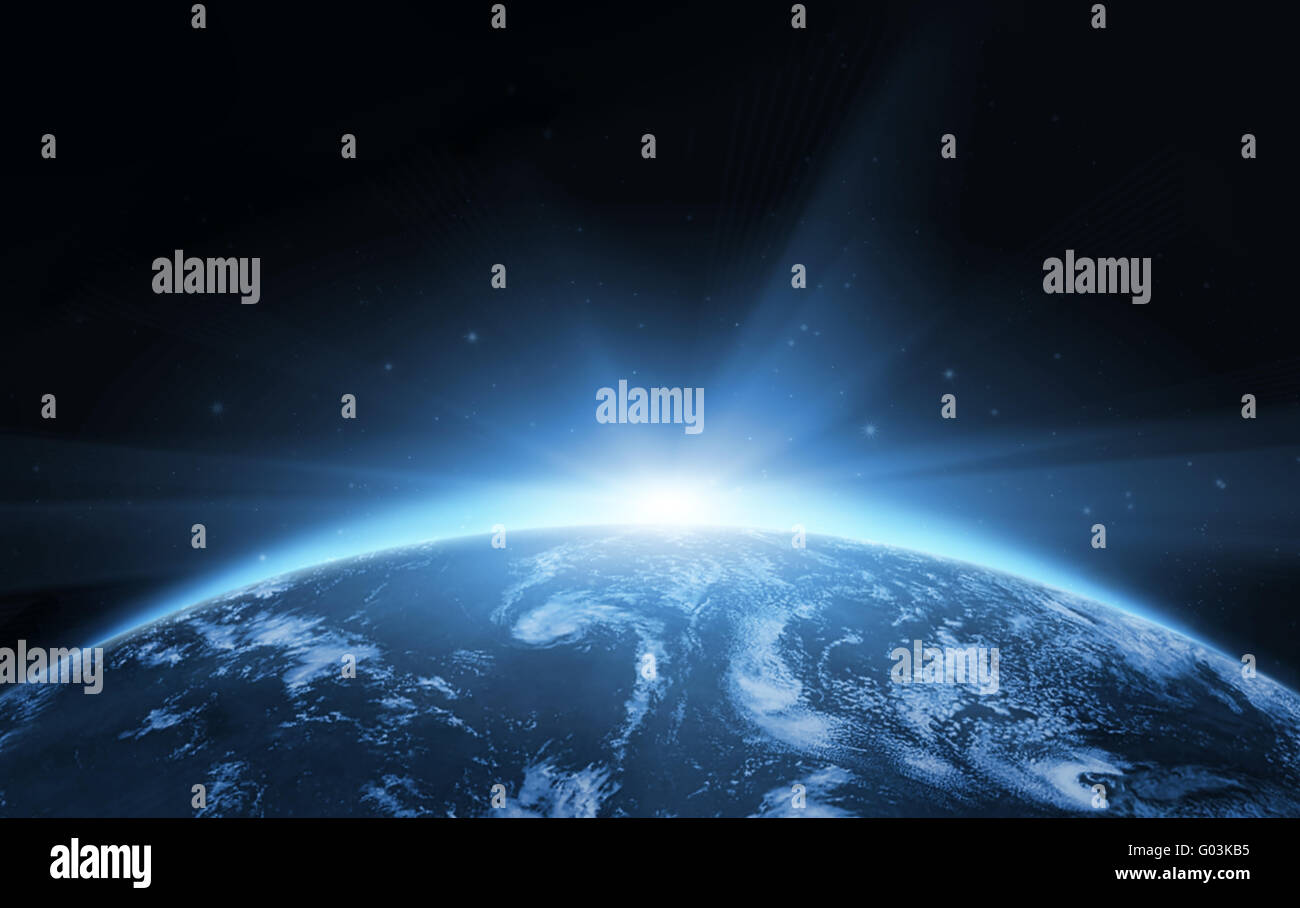 Black planet earth clouds hi-res stock photography and images - Alamy