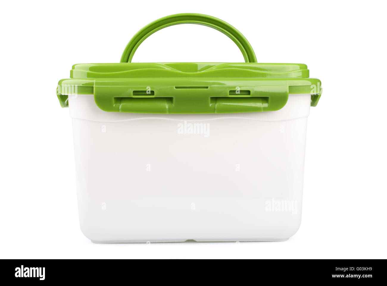 plastic box isolated on white with clipping path Stock Photo - Alamy