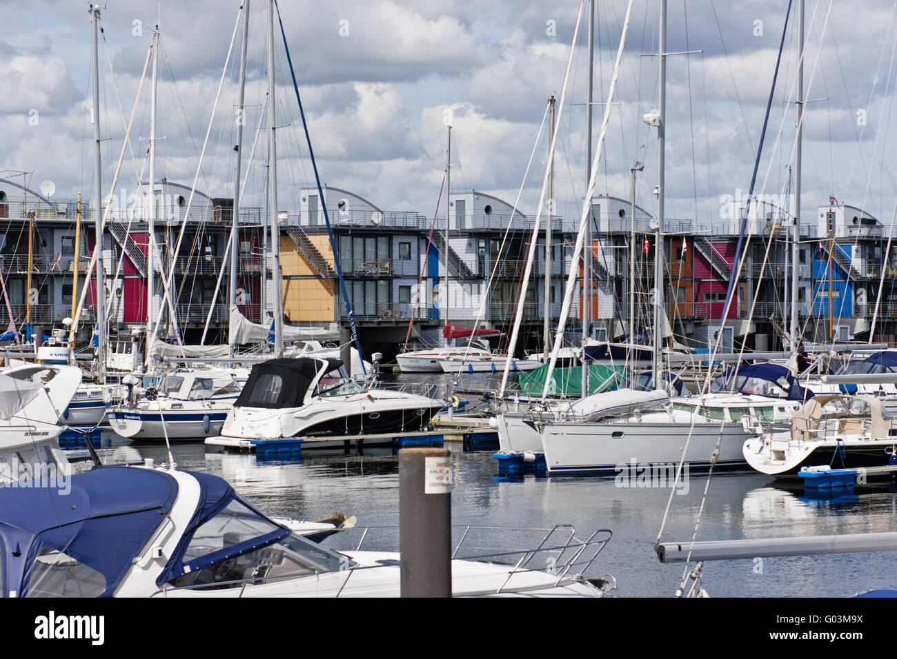 Flensburg germany sonwik marina marina hi-res stock photography and images - Alamy