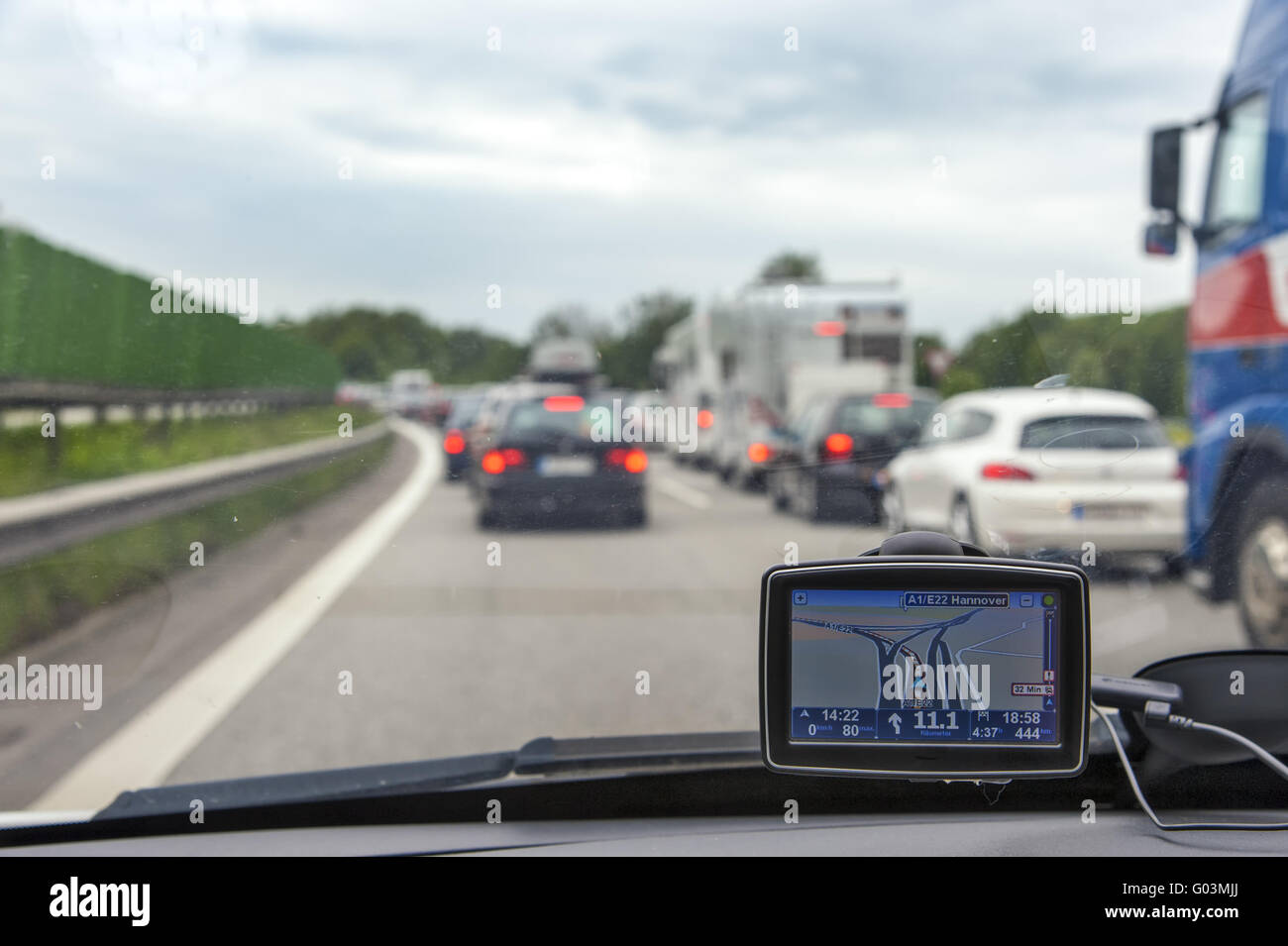 Hamburg traffic jam highway hi-res stock photography and images - Alamy