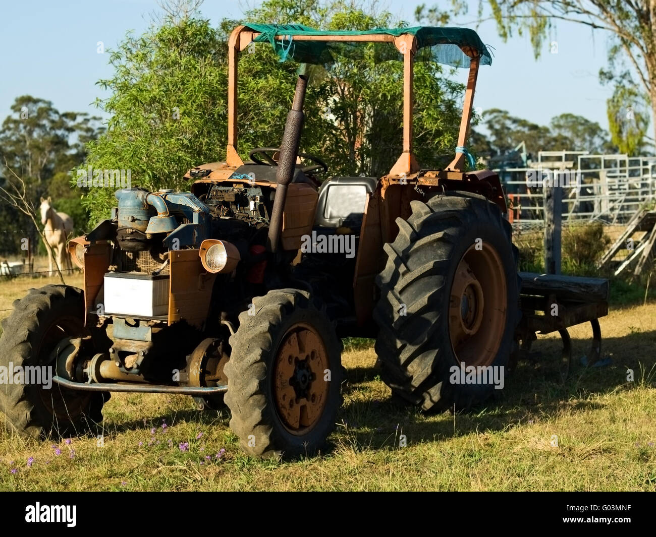 Australian tractor used in agriculture Stock Photo - Alamy