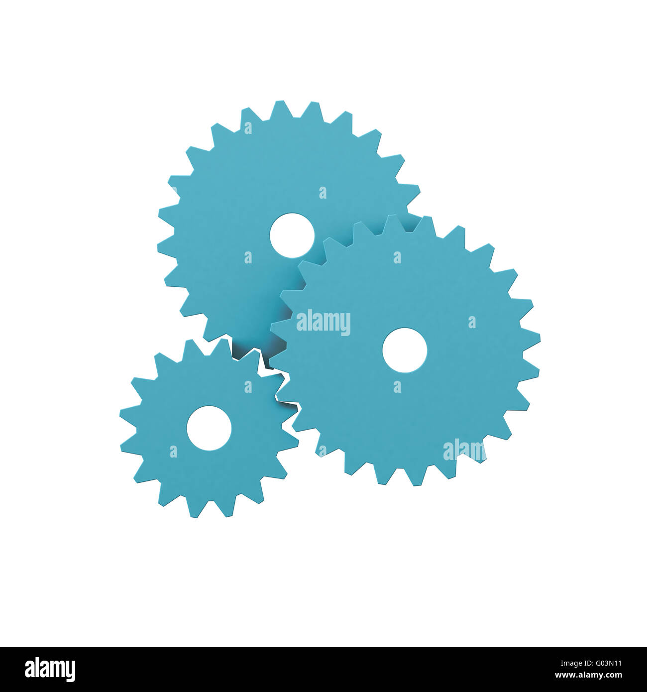 Cogs gears mechanism Cut Out Stock Images & Pictures - Alamy