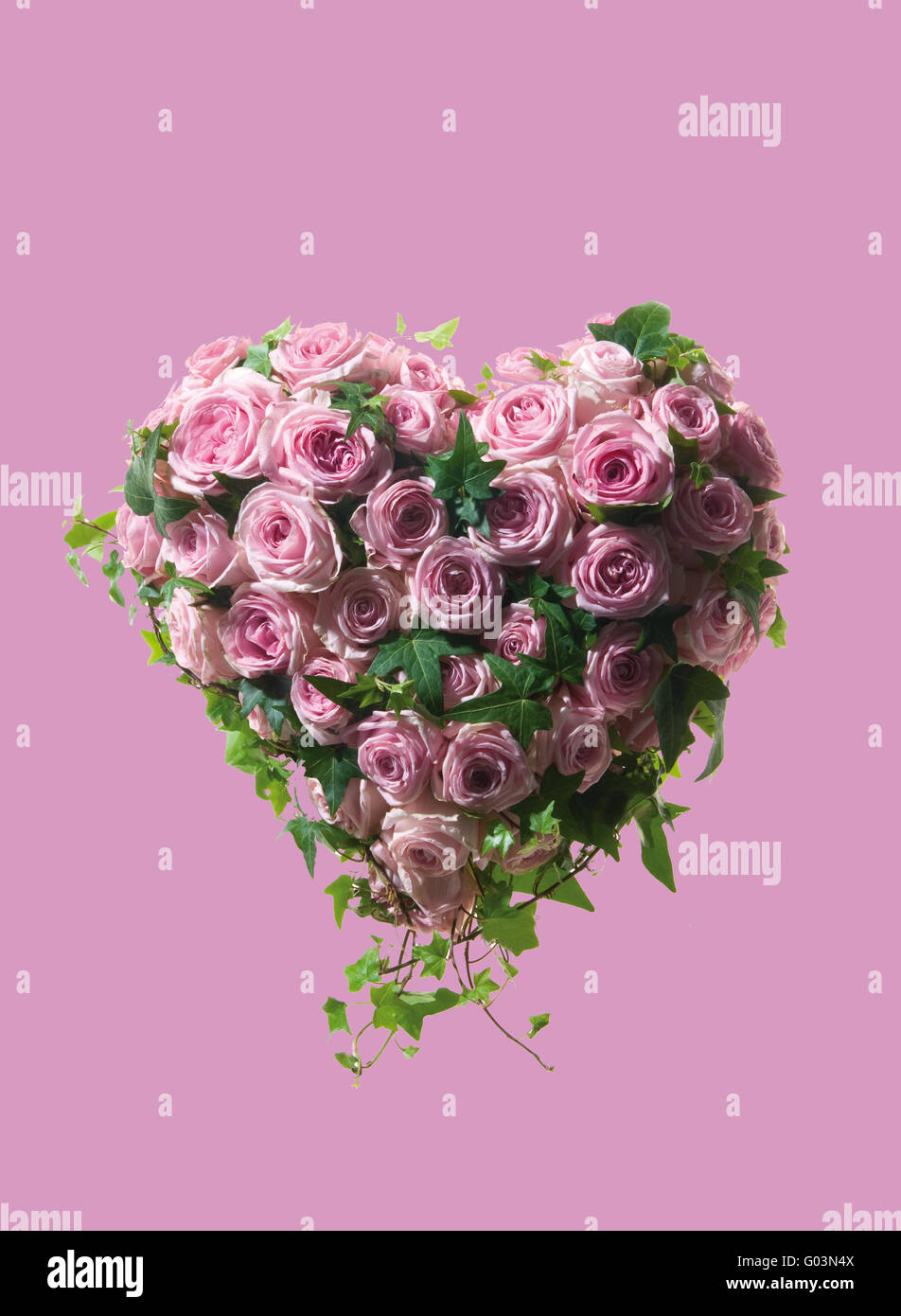 heart of roses Stock Photo - Alamy