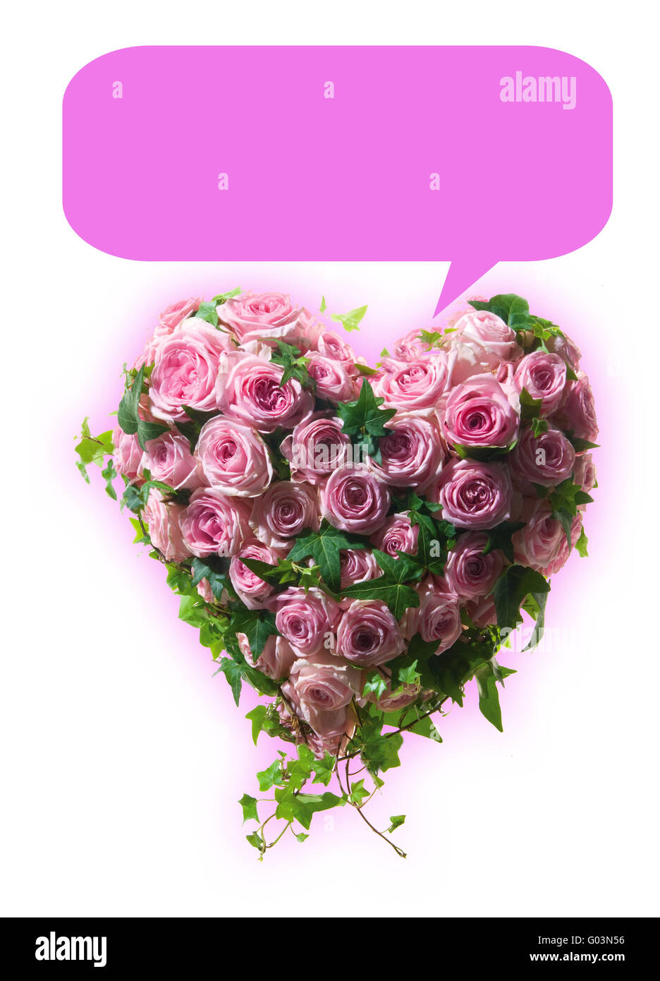 heart of roses Stock Photo - Alamy