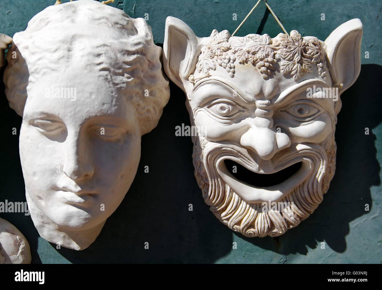 Greek masks hi-res stock photography and images - Alamy