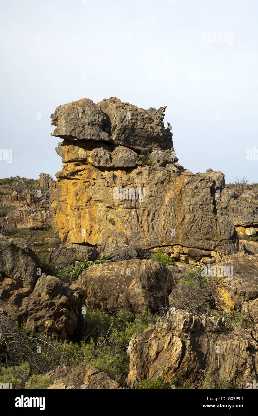 Sandstone formation in the Cederberg Mountains Stock Photo - Alamy