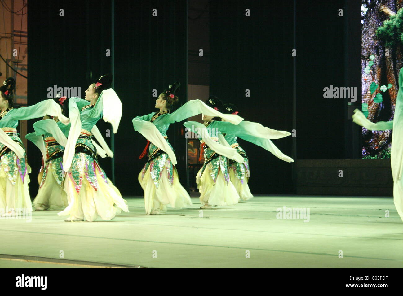 theatre of dancing in Xi'an / Xian, China Stock Photo - Alamy