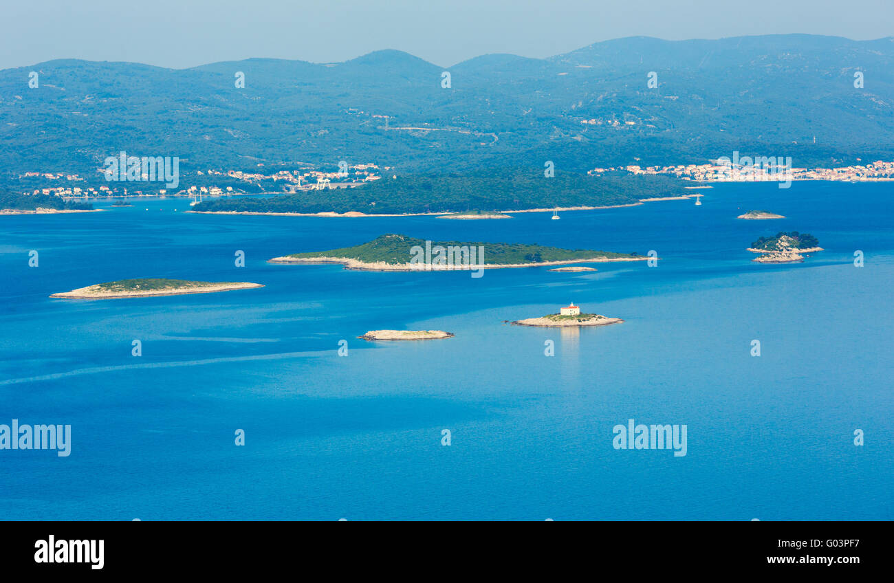 Summer morning coastline of Korcula Island (Croatia Stock Photo - Alamy