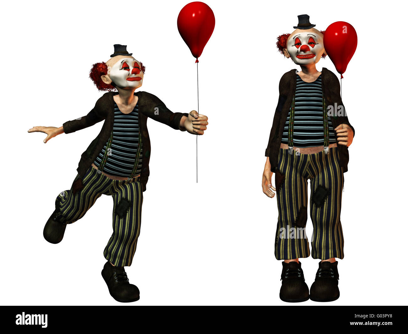Professional circus clown hi-res stock photography and images - Alamy