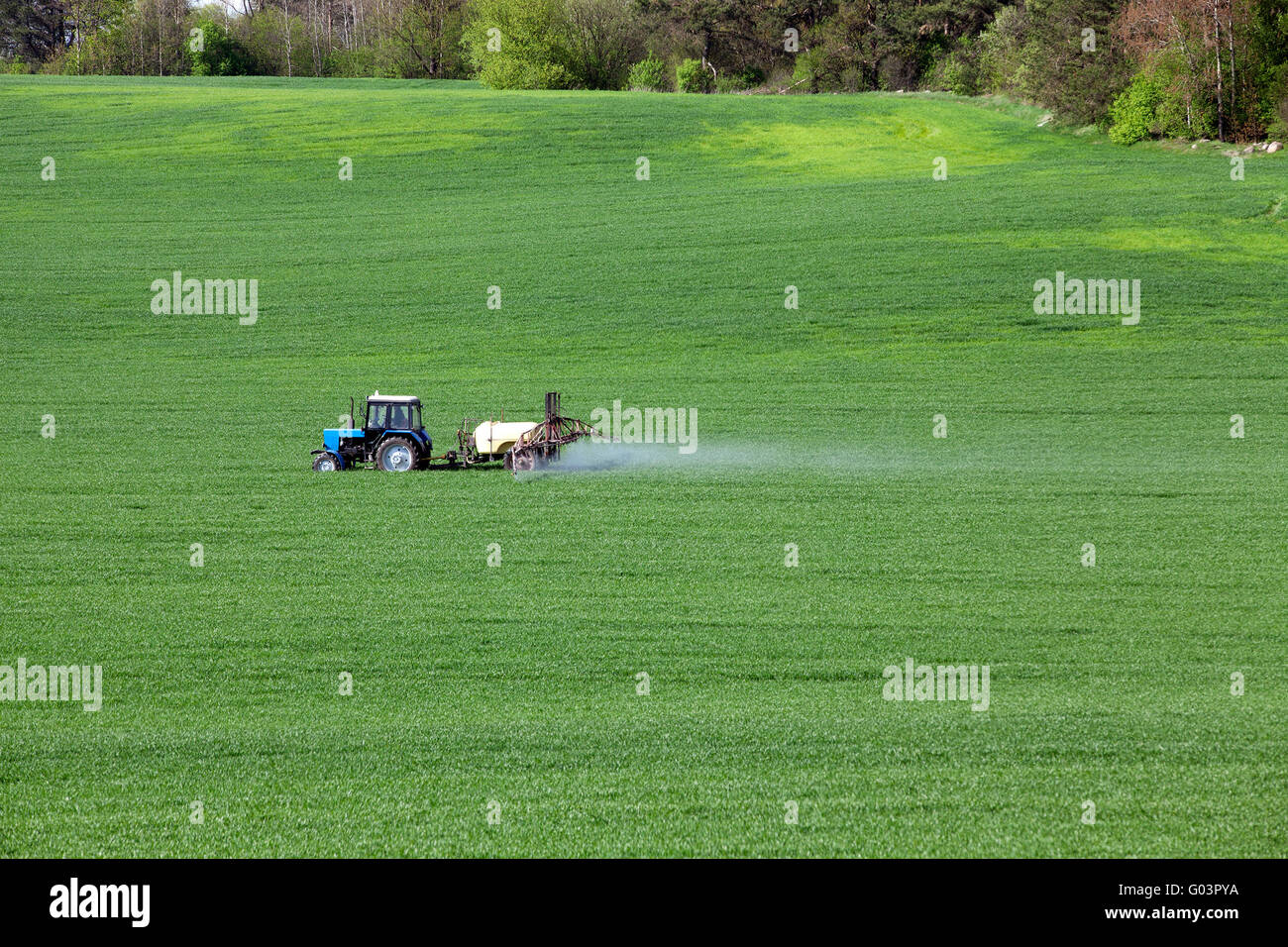Processing of cereal Stock Photo - Alamy