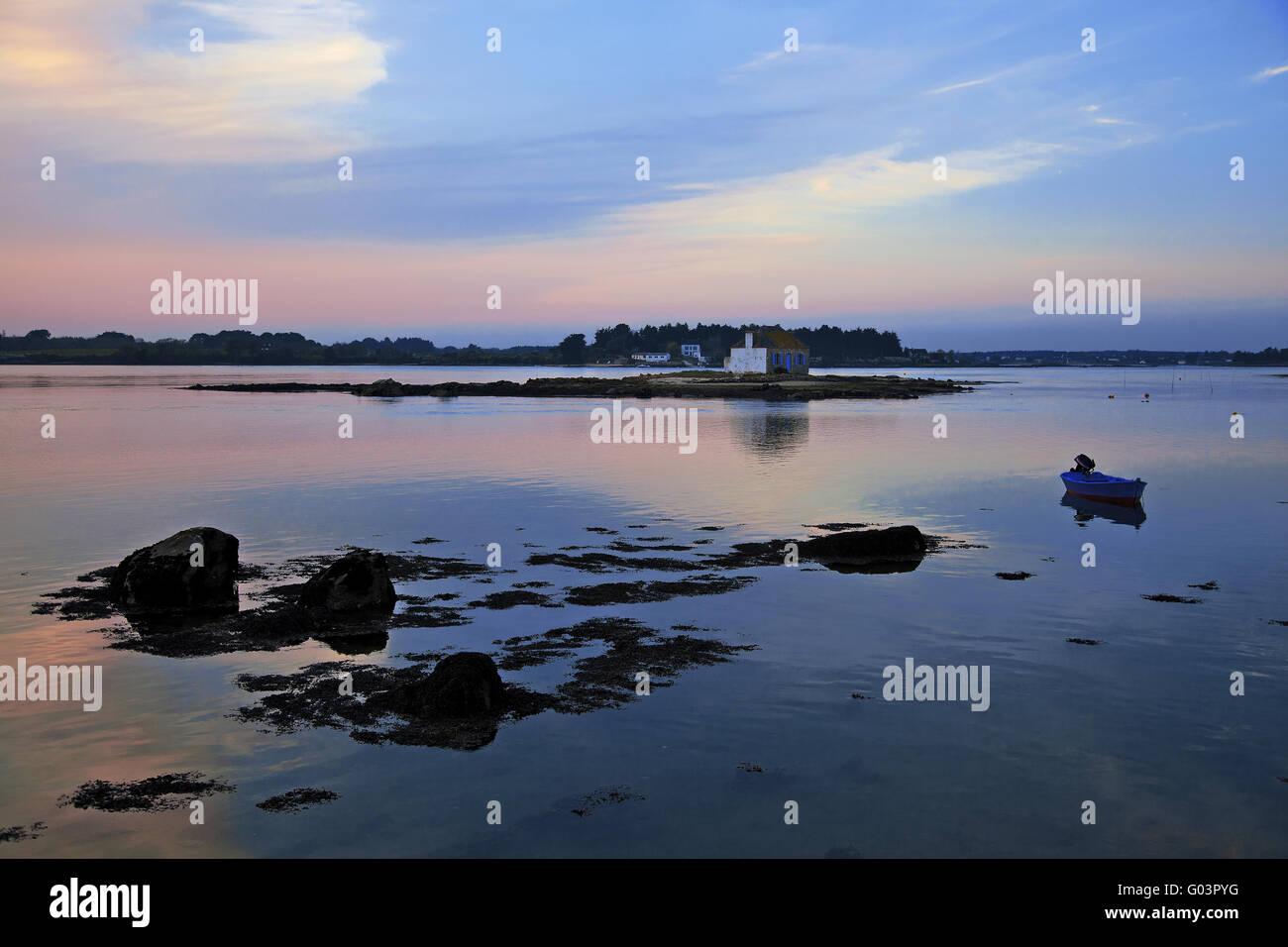 Frankreich lorient bretagne brittany morbihan boot hi-res stock ...