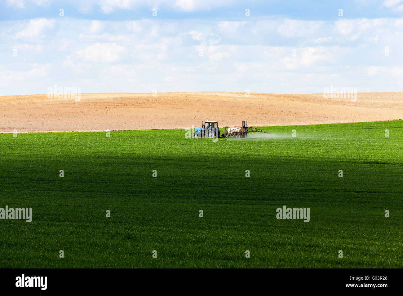 Processing of cereal Stock Photo - Alamy