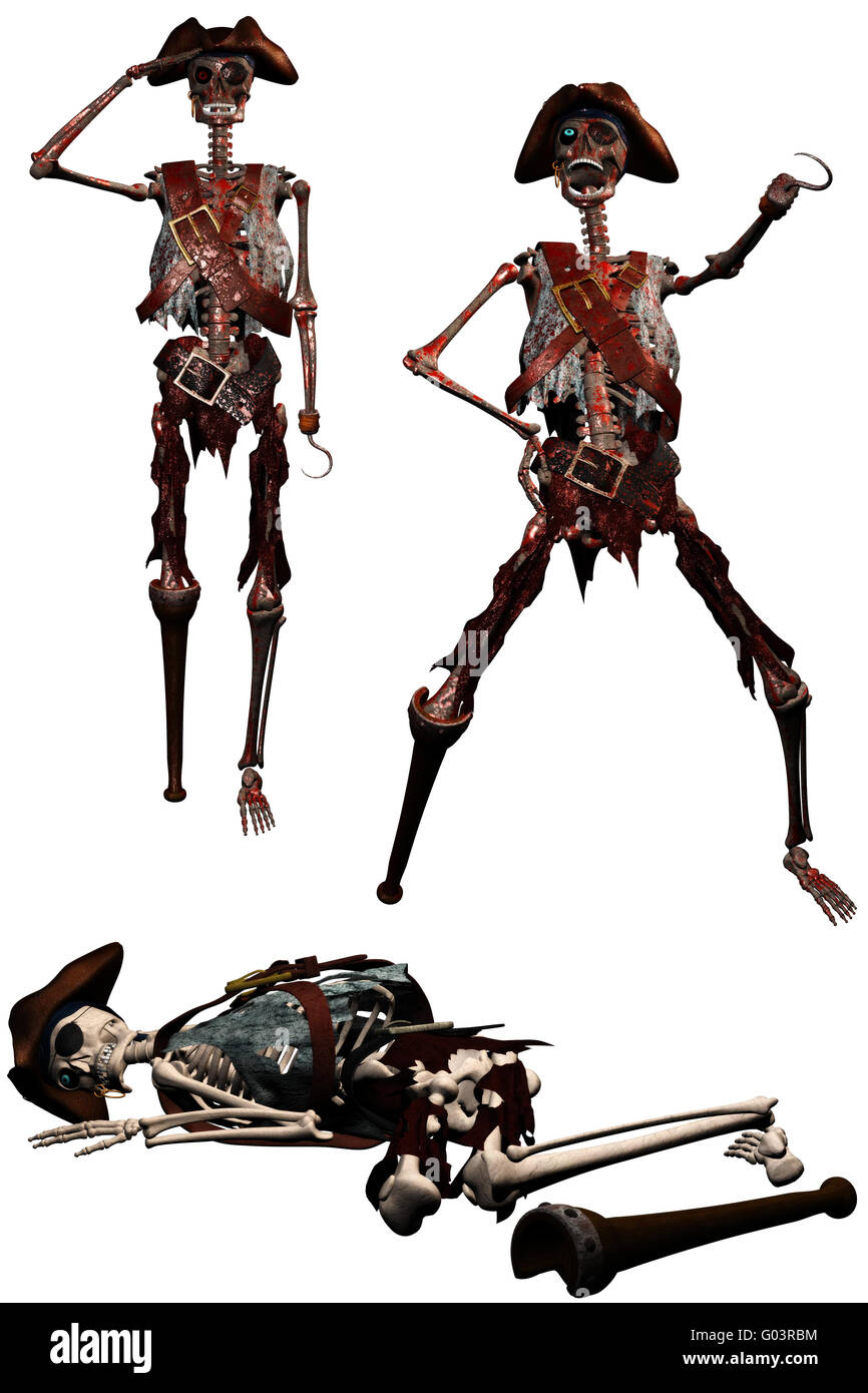 Evil Pirate Skeleton