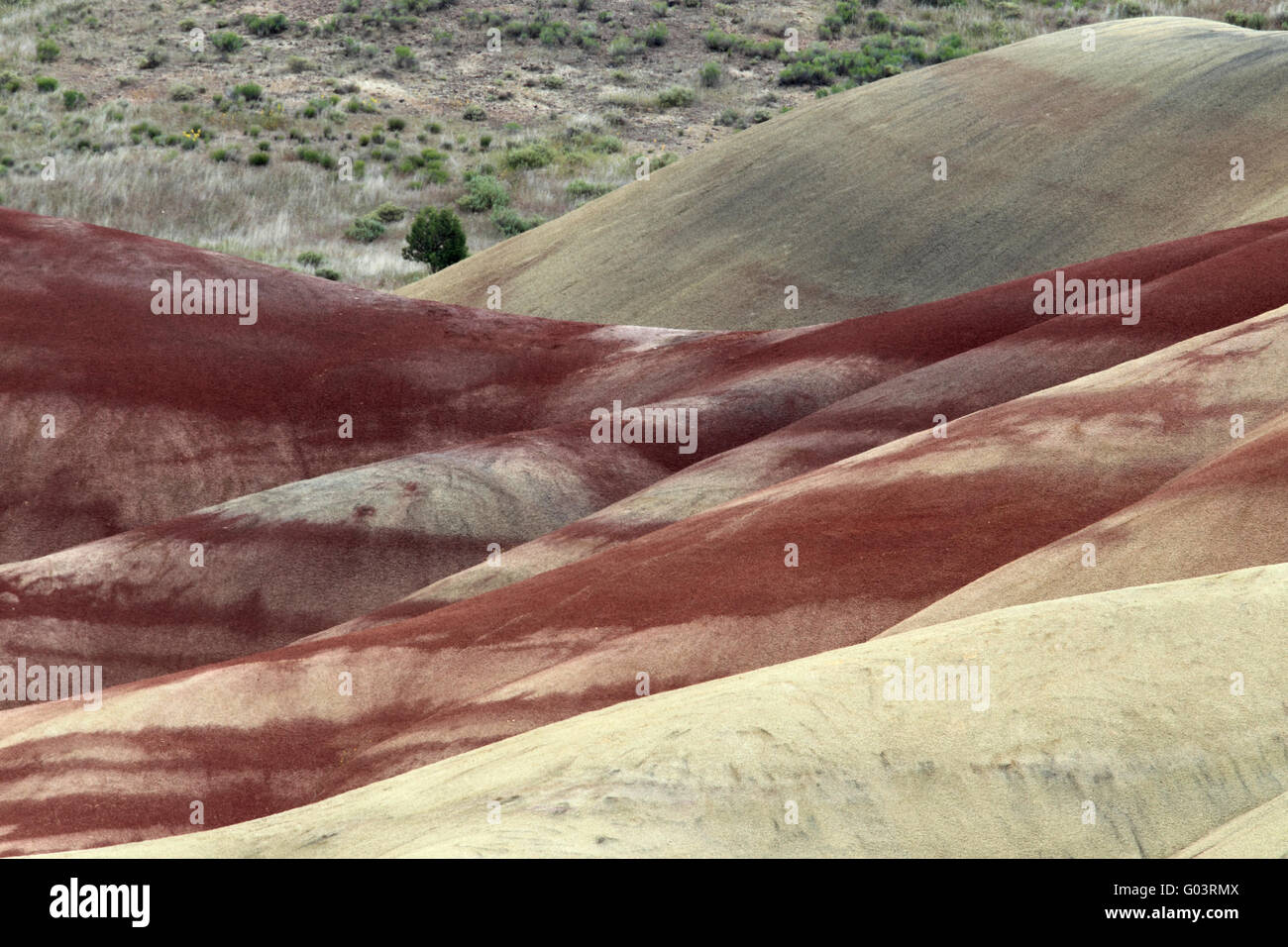 Painted Hills Oregon Stock Photo - Alamy