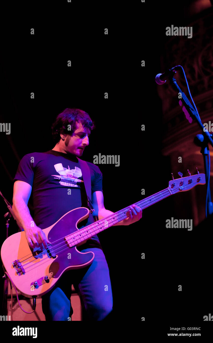 Concert of the group of Indie Pop, Champagne on Ap Stock Photo - Alamy