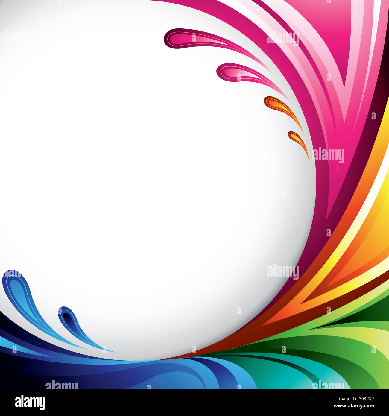 Colorful splash background Stock Photo - Alamy