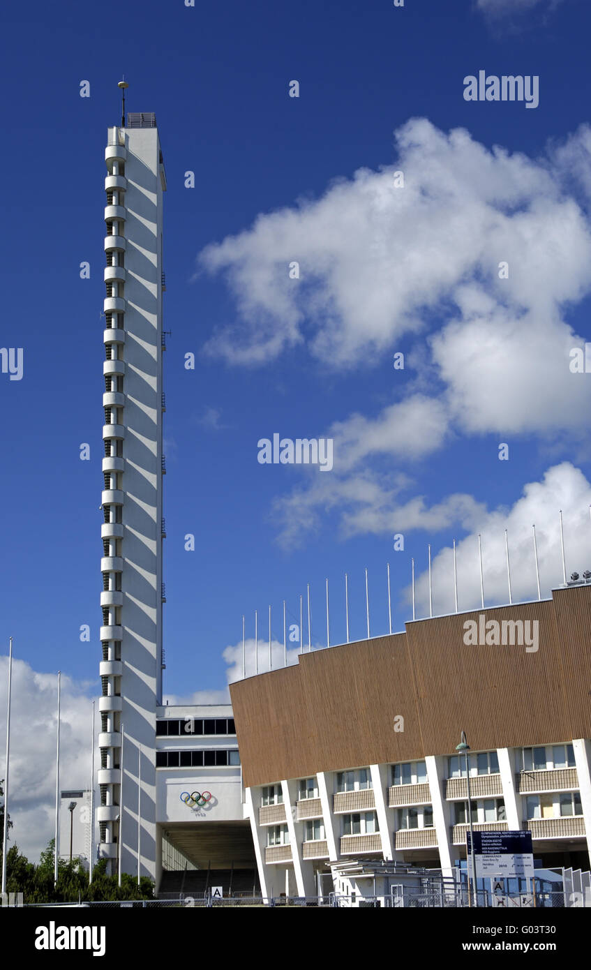 Tower olympic stadium helsinki hi-res stock photography and images - Alamy