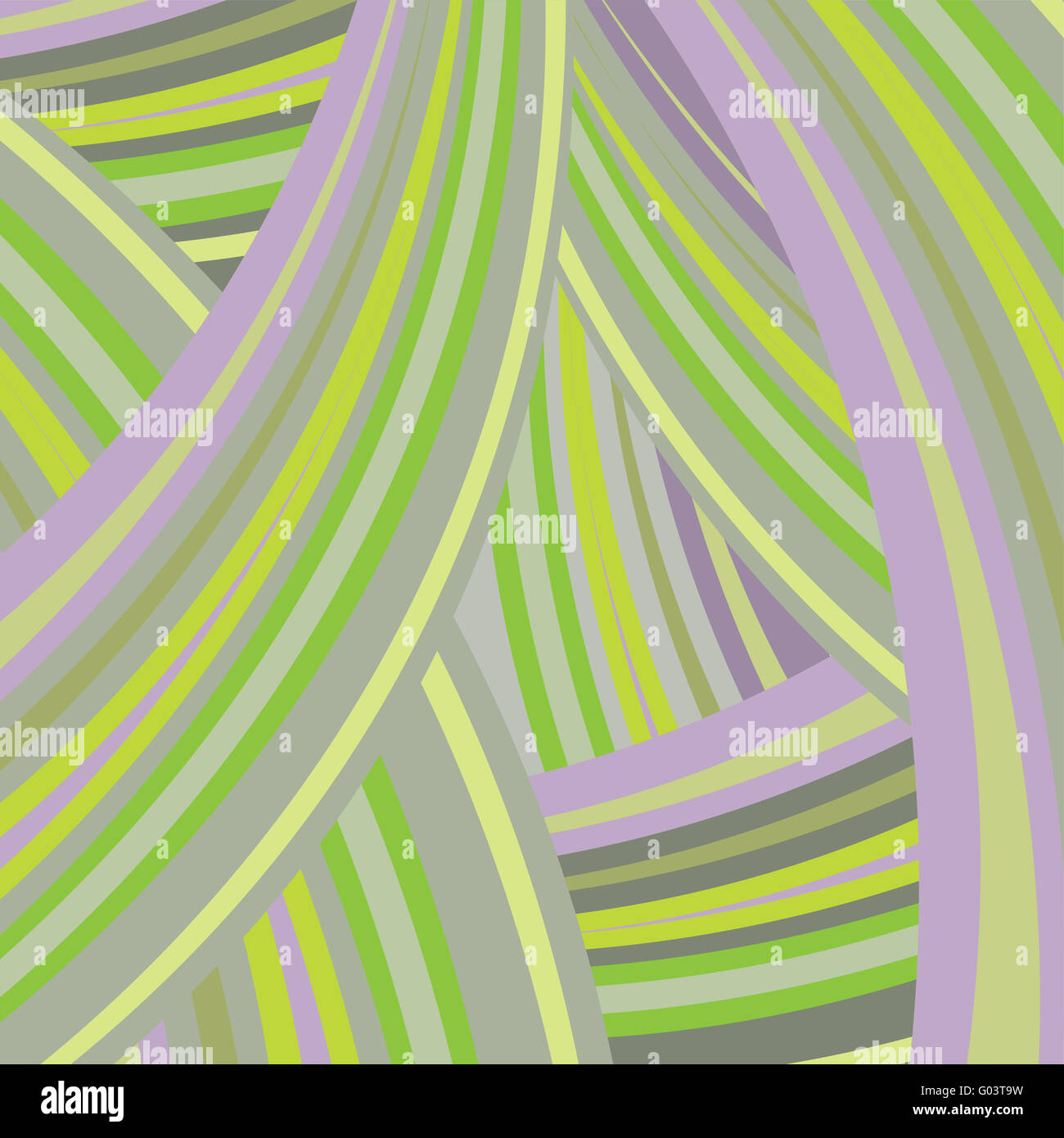 Abstract background with curved bands Stock Photo - Alamy