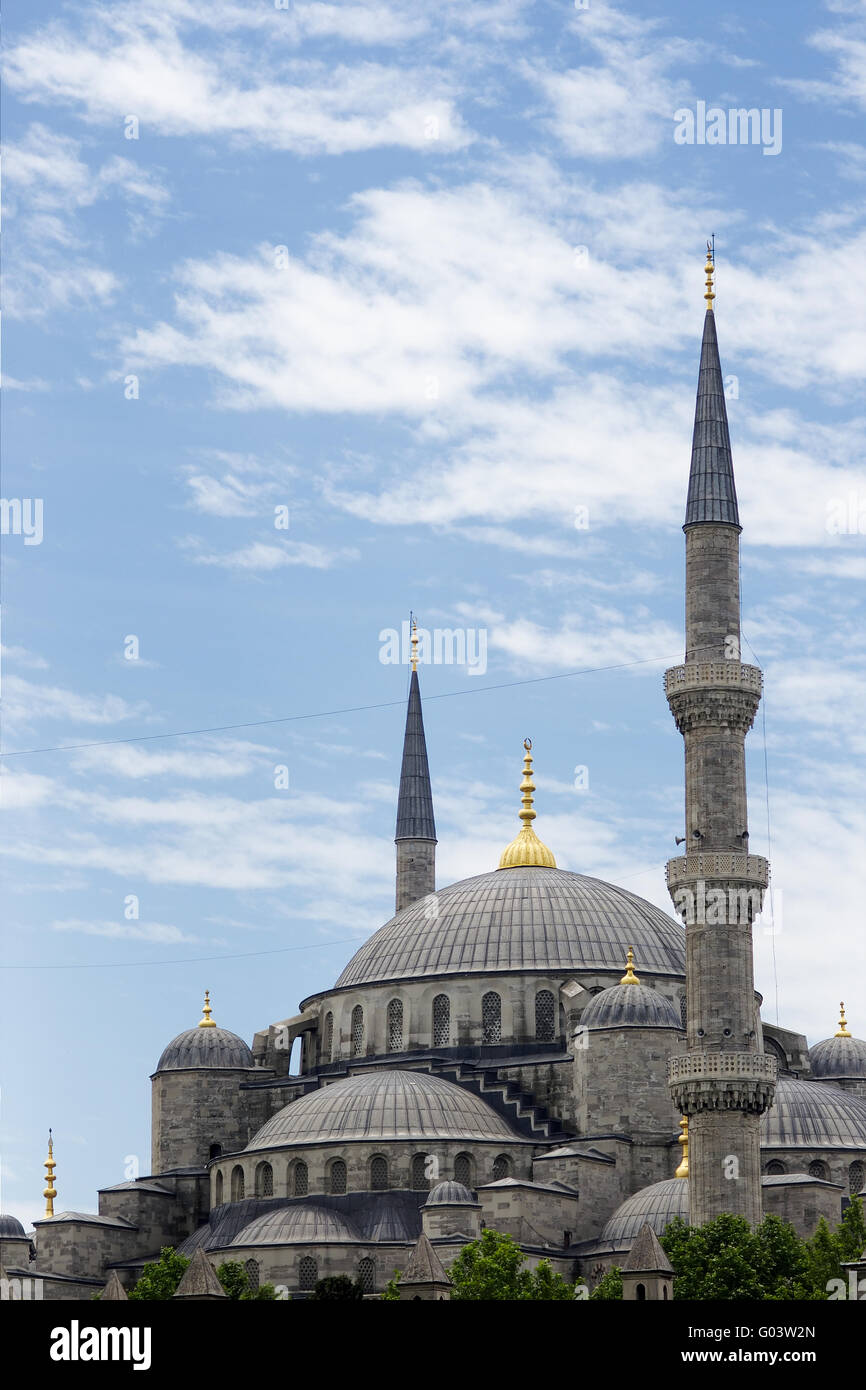 Dome and minarets of Blue Mosque Stock Photo - Alamy