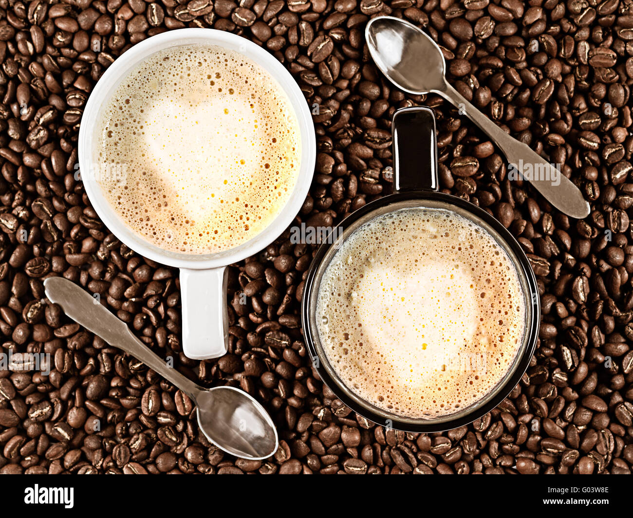 Beans caffe latte hi-res stock photography and images - Alamy
