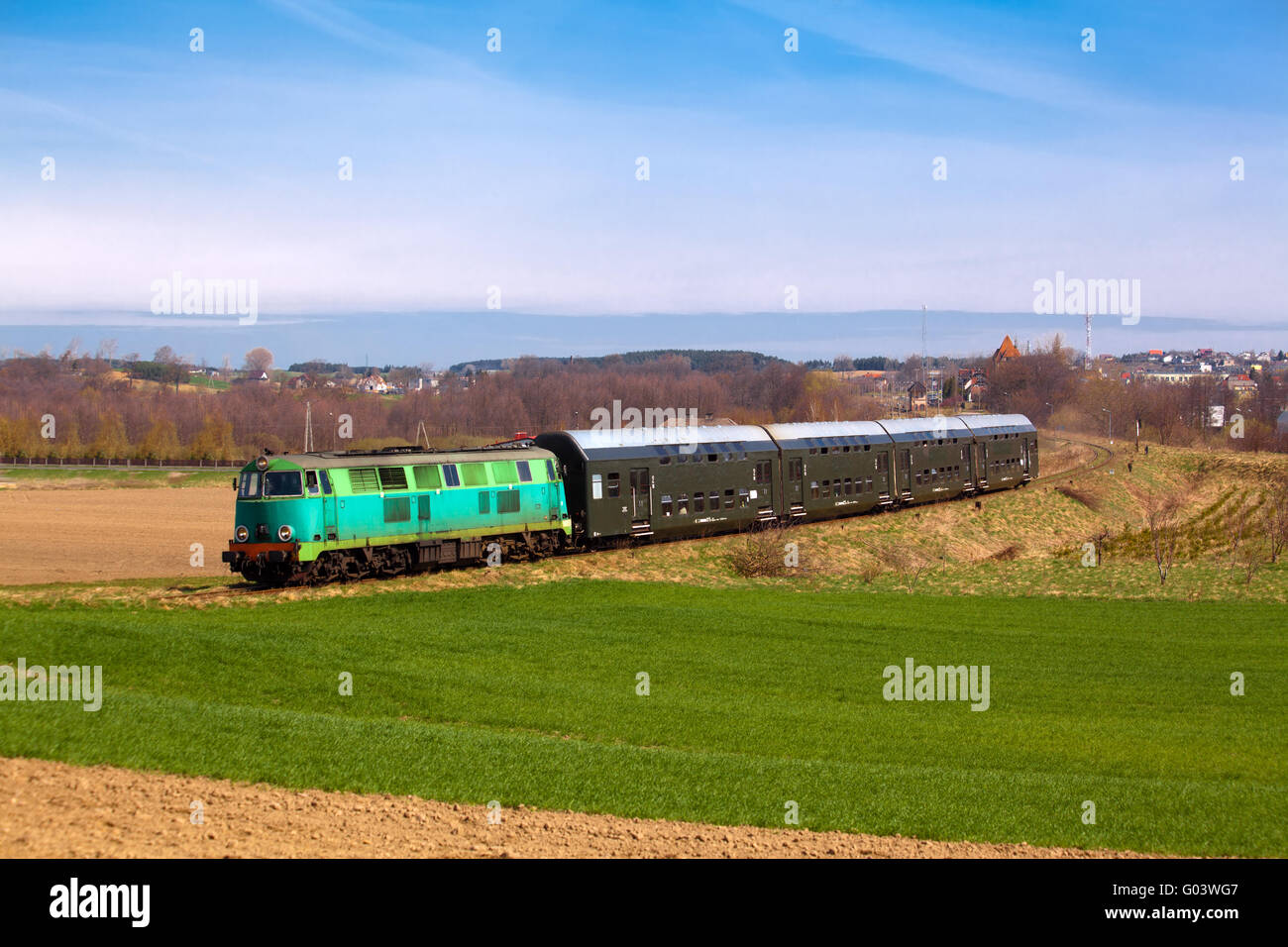 Diesel hauled train hi-res stock photography and images - Alamy