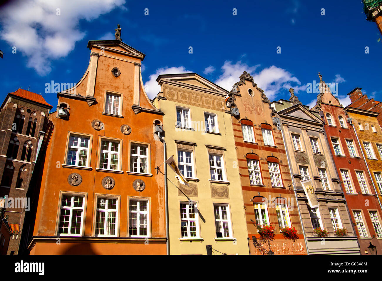 Old town buildings in the centre of Gdansk Poland Stock Photo - Alamy