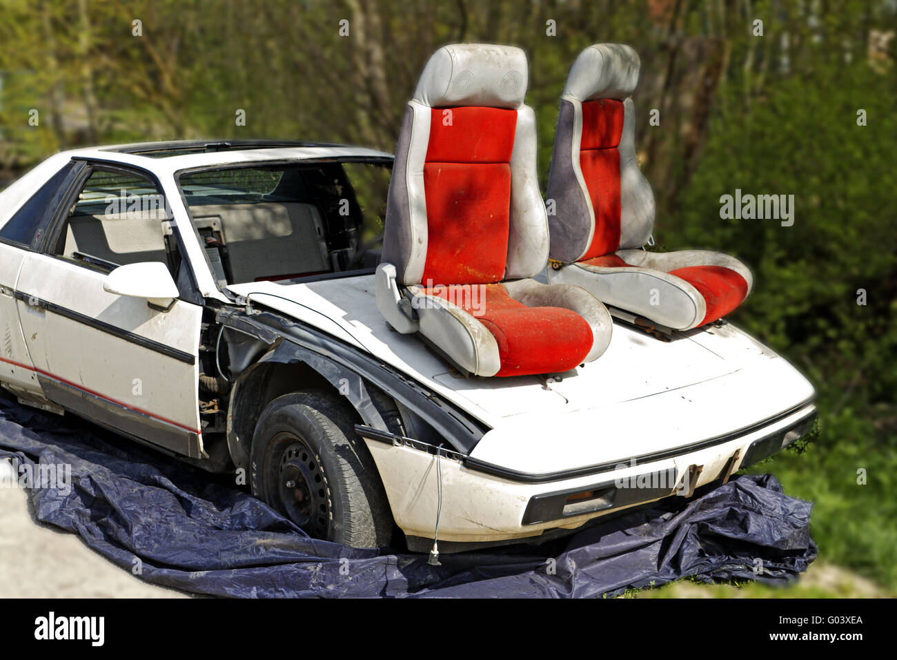 Ruined car seat hi-res stock photography and images - Alamy