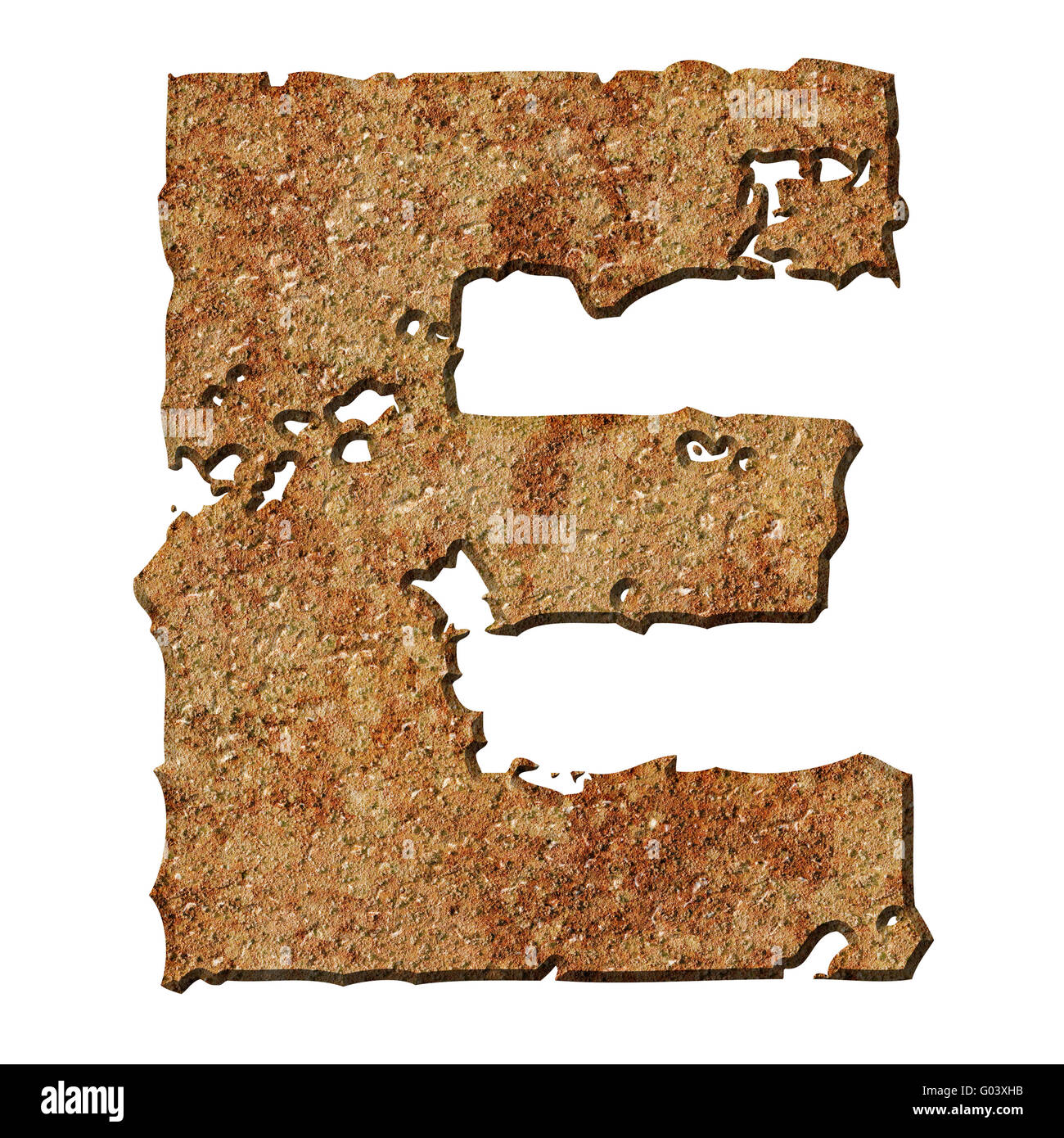 Rusty iron letters hi-res stock photography and images - Alamy