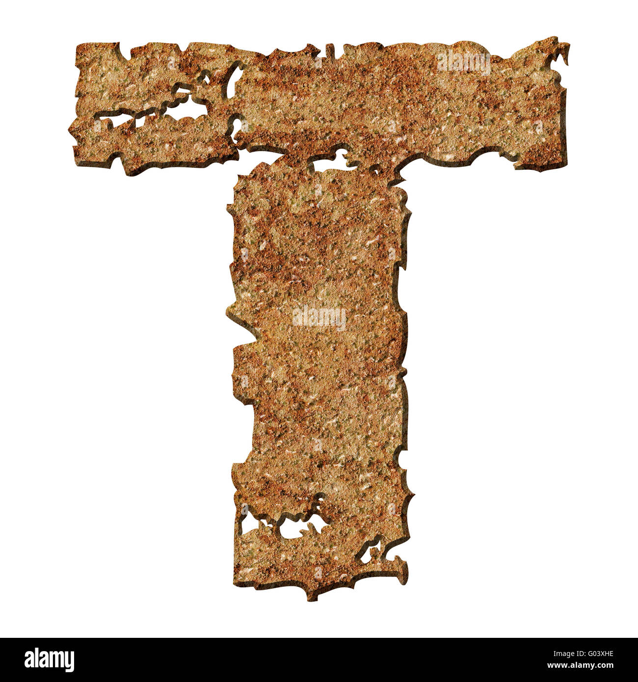 Iron letters rust Cut Out Stock Images & Pictures - Alamy