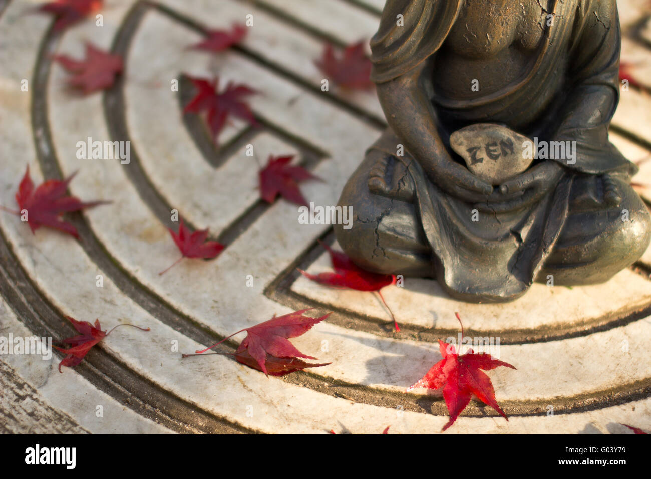 buddha statue meditating in symbol of long life Stock Photo - Alamy