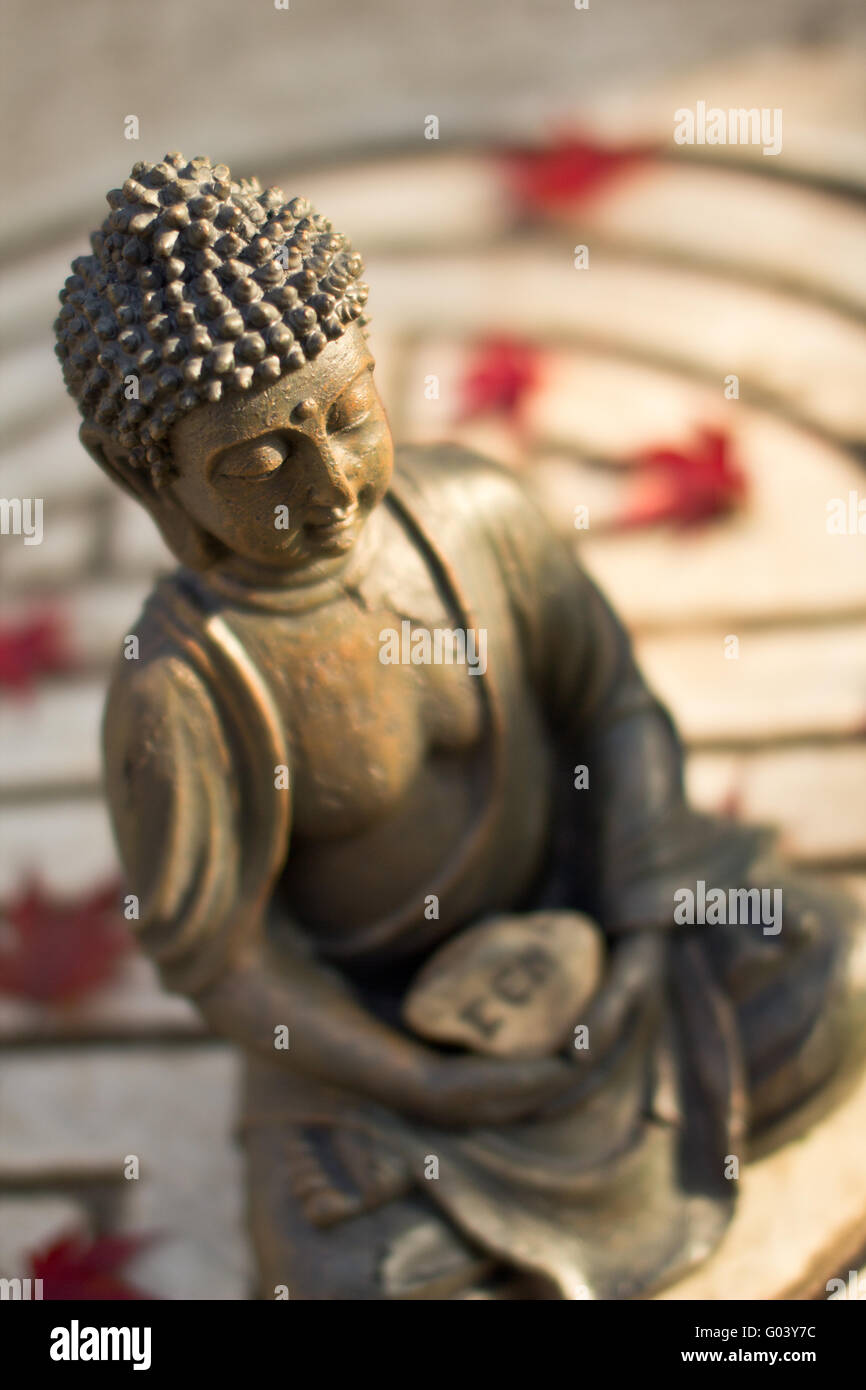 buddha statue meditating in symbol of long life Stock Photo - Alamy