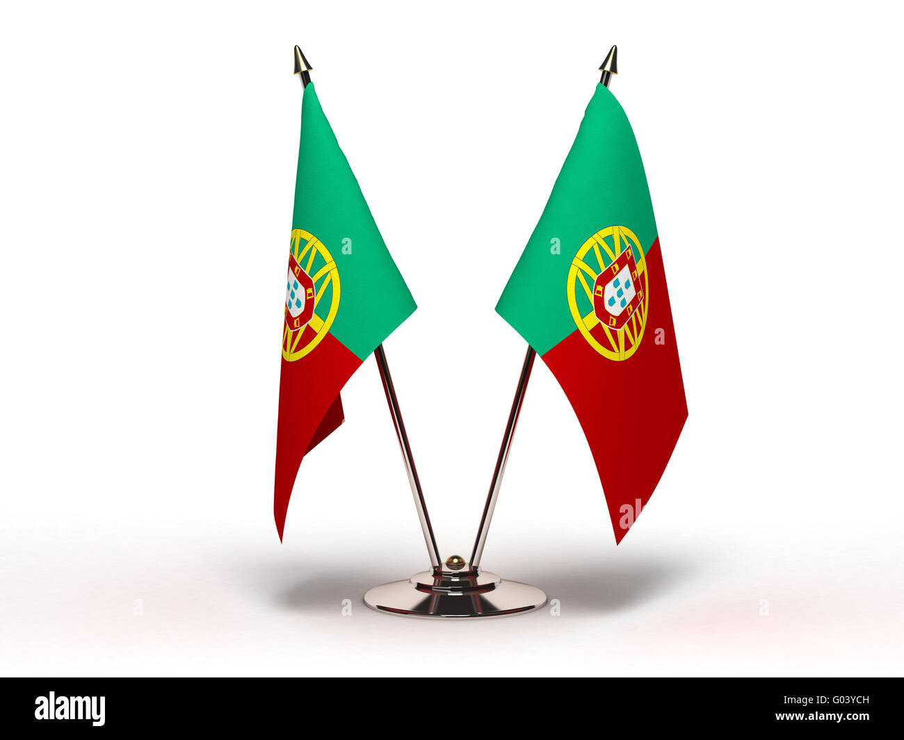Miniature Flag of Portugal Stock Photo - Alamy