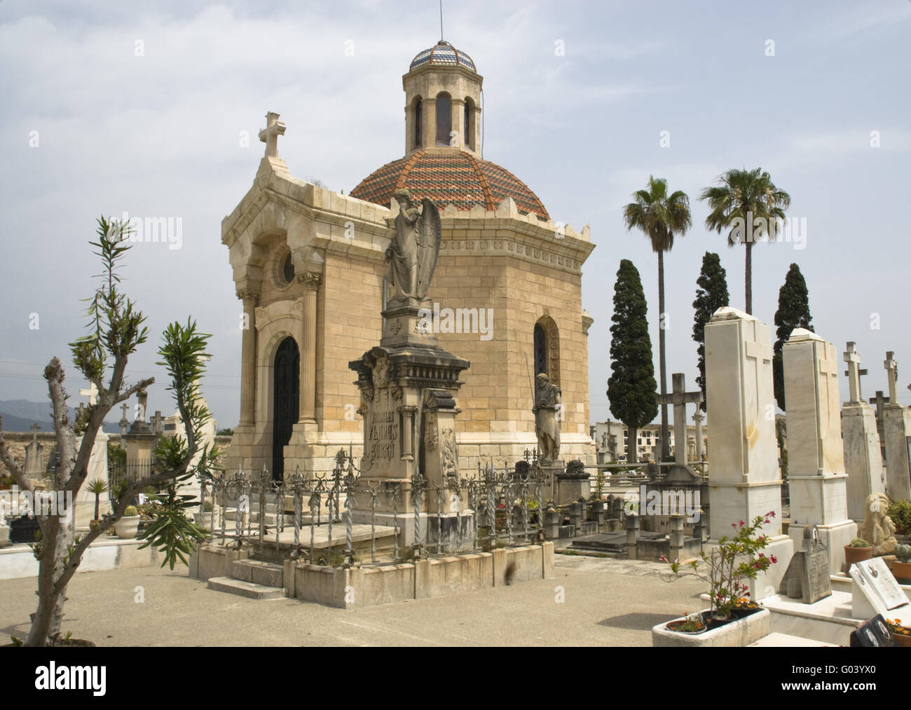 Cemetery near Sa Pobla Stock Photo - Alamy
